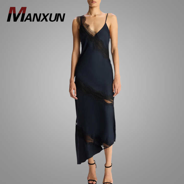 Modest Strap Dress Fashion V Neck Lace Party Club Dress Online| Alibaba.com