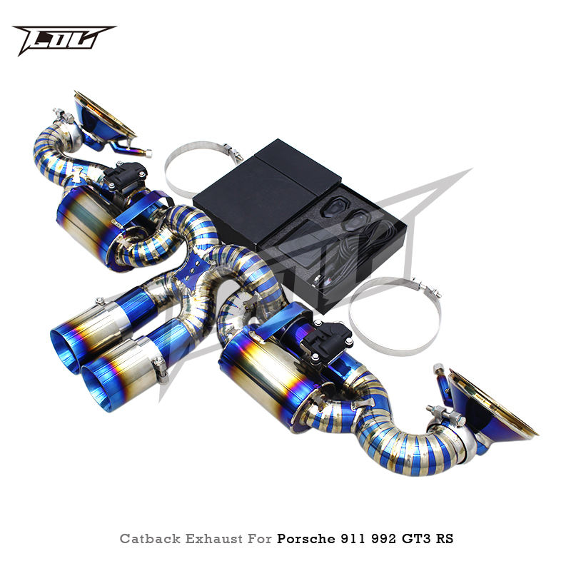COC Valvetronic Catback Exhaust Pipe for Porsche 911 992/992.1/992.2 ...
