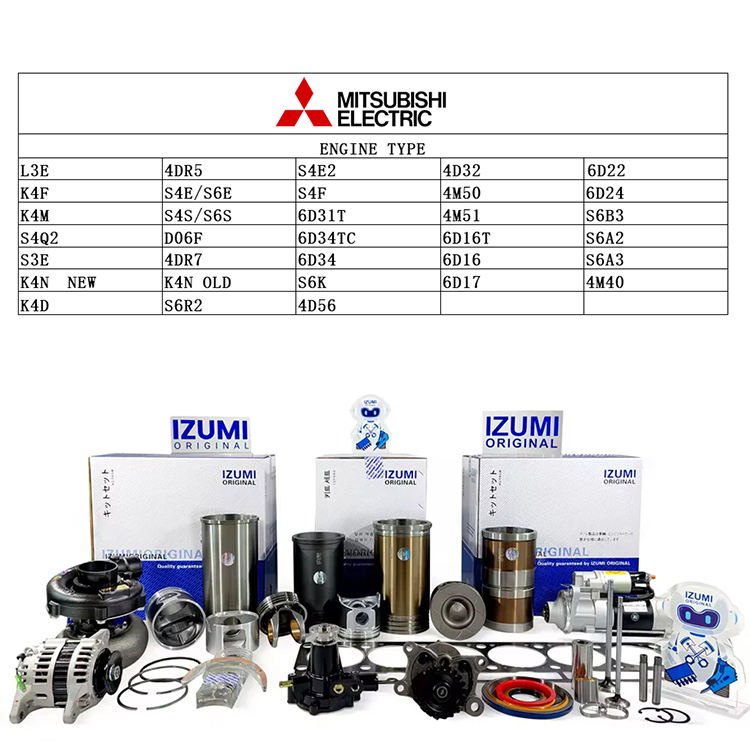 IZUMI ORIGINAL S6R2 Fuel Injector Nozzles Diesel Engine Repair Parts ...