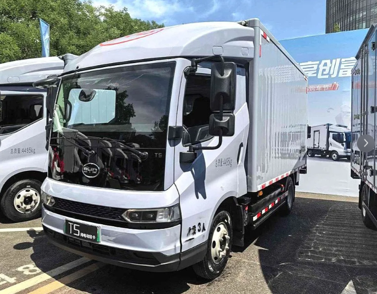 2026 BYD T5EV 2025 Fortune Version Pure Electric Light Cargo Van Hot ...