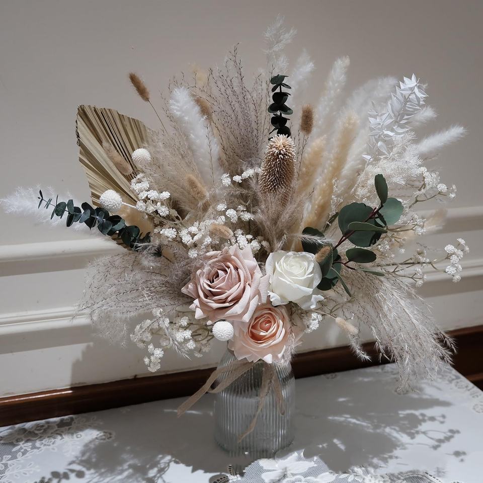 High-quality Fluffy Artificial Flower Bouquets Are Suitable for Wedding ...