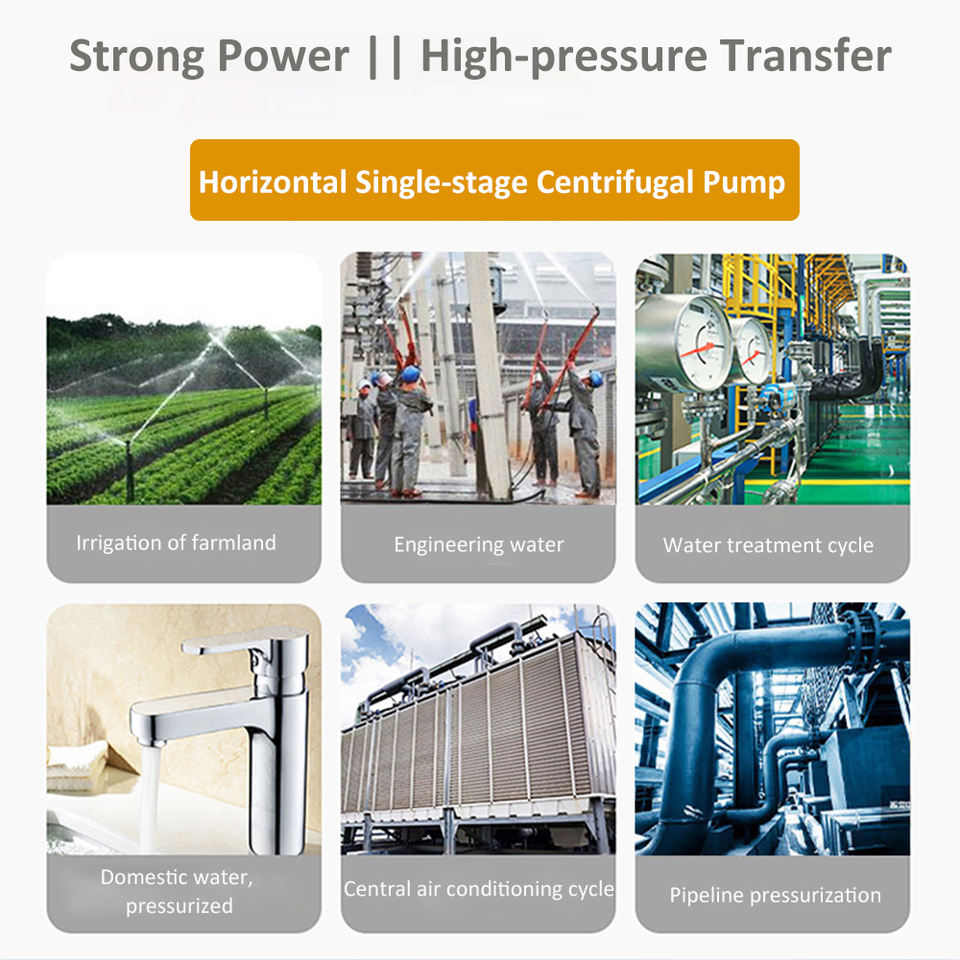 Stainless Steel Horizontal Single Stage Centrifugal Industrial Electric ...