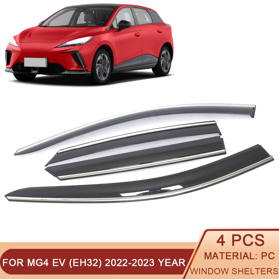 For MG4 EV (EH32) 2022-2023 Car Window Sun Rain Shade Visors Shield Shelter Protector Cover ...
