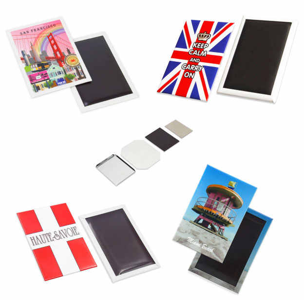 Custom Metal Photo 3D Fridge Magnet, Customized Tinplate Refrigerator ...