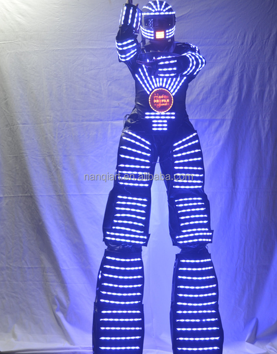 Nanchi Factory Wholesale Cheap LED Stilt Costume Suit Nightclub Party ...