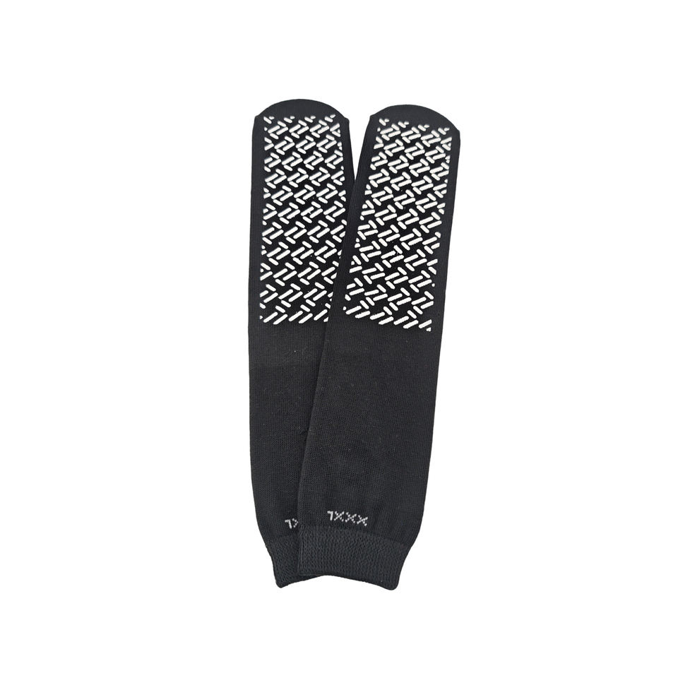 Custom Single Tread Gripper Socks Hospital Non Skid Slipper Socks Men ...