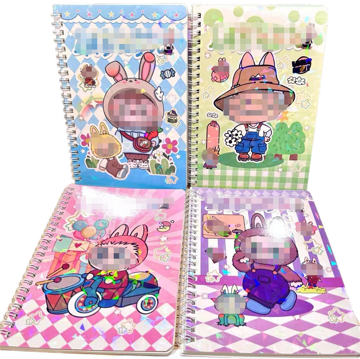 For LBB A5 Coil Book High Color Value Cartoon Horizontal Line Student ...