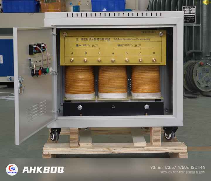 AHKBDQ Sg-75kva Pure Copper Input 480v Output 380v Transformer