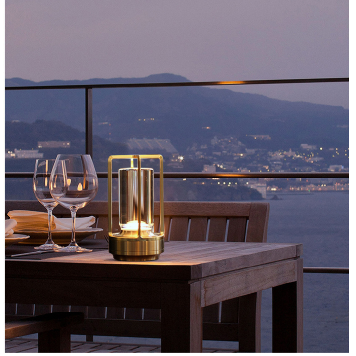 Modern Dimmable Cordless LED Table Lamp - Rechargeable Indoor Lighting