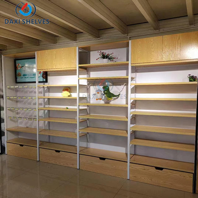 Small Supermarket Display Shelf Tall Retail Product Shelves Shelving ...