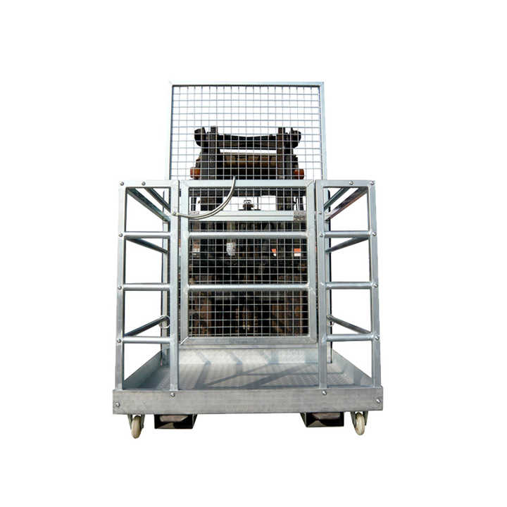 WB1010 Series Galvanized Forklift Manned Platform - SINOLIFT