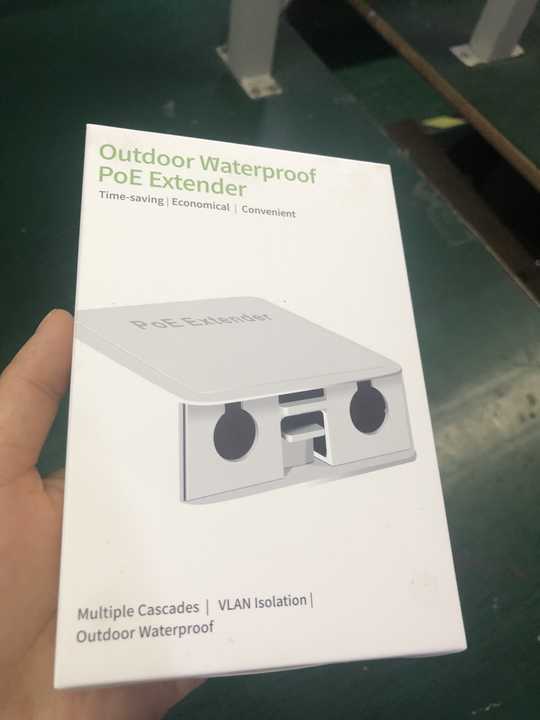 Hisource 5 Port Outdoor Waterproof Gigabit Poe Extender
