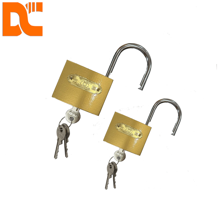 High Quality 20-75mm Brass Padlock with Three Keys Custom-Made Door and ...