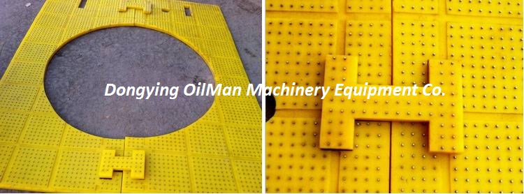 Rotary Table Rig Floor Anti Slip Mats For Oil Drilling Equipment 27 1/2"