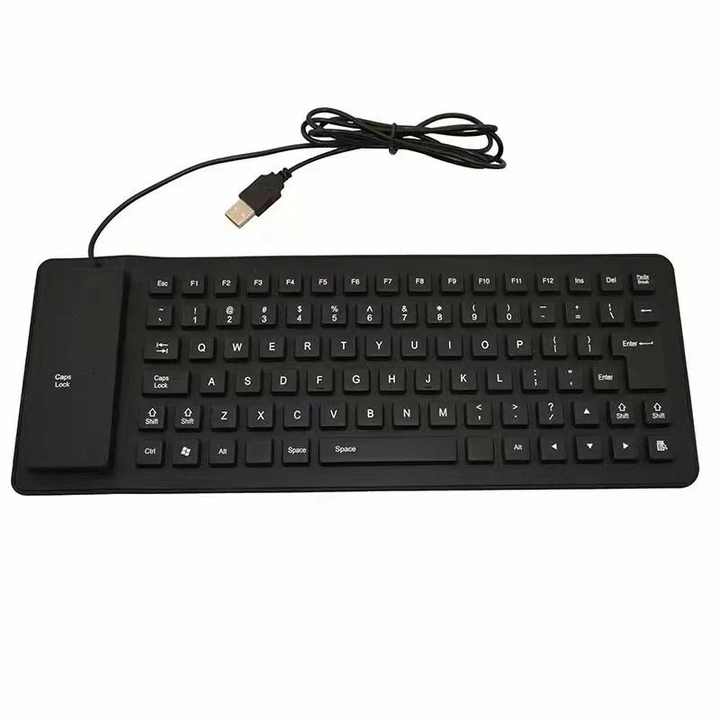 Universal Waterproof Silicone Rubber Keyboard Portable Flexible Wired ...