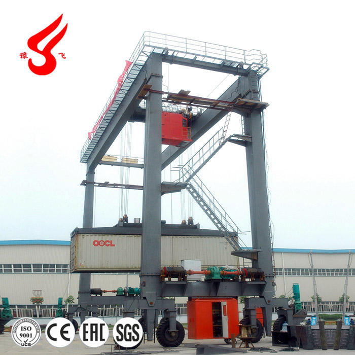 RTG Crane 400ton Mobile Hydraulic Container Gantry Crane Price ...