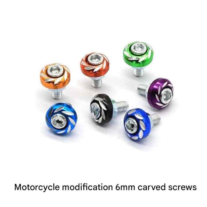 6mm Decorating Screws for Electrombile Carving Motorcycle License ...