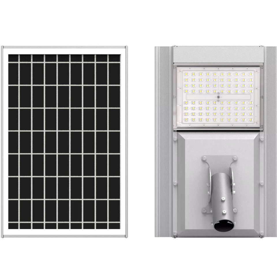 50W Solar LED Wall Mount Street Light 12H Installation 3-Year Support ...