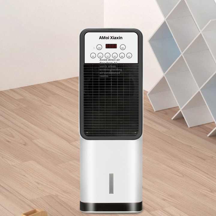 Water-Cooled Tower Fan Vertical Electric Bladeless Cooling & Heating ...