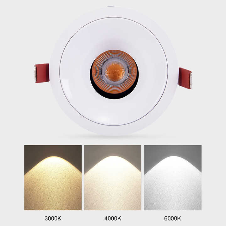 Wholesale Cob Led Spotlight 3CCT Downlight 5W 10W Wall Washer Ceiling ...
