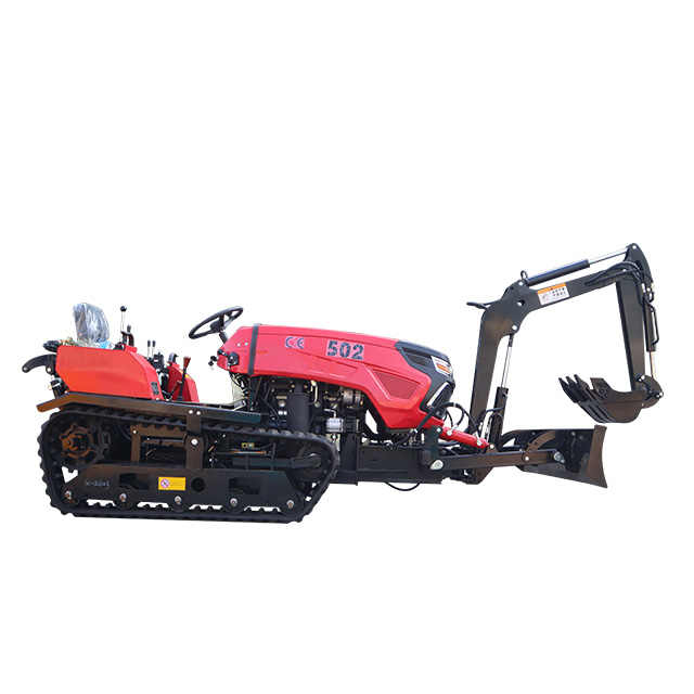 Chinese Mini Crawler Tractor Mini 50HP Cultivators Mini Tiller Rotary ...