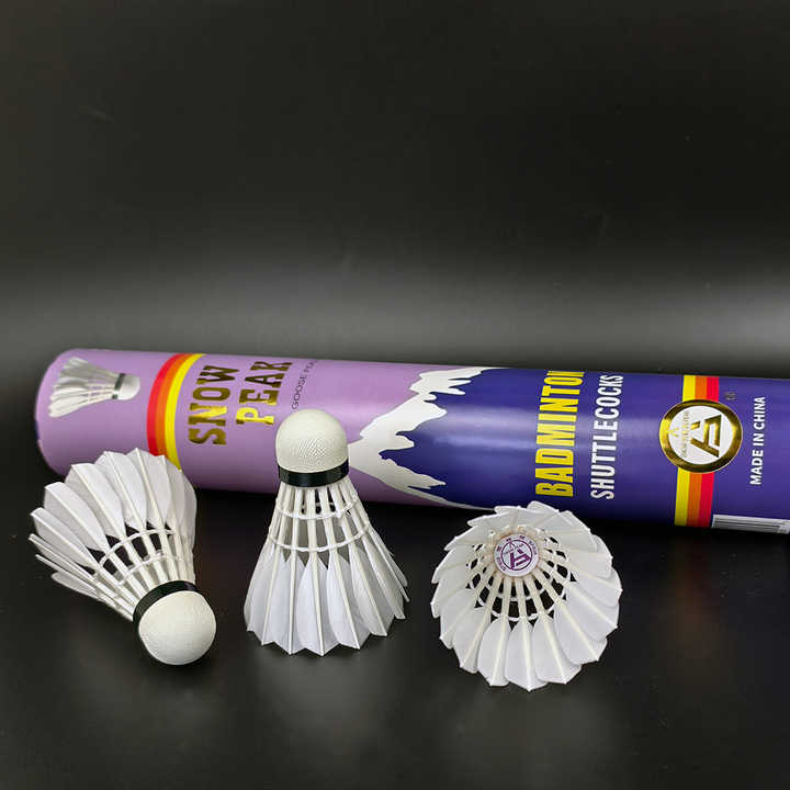 SNOWPEAK SP808 Goose Feather Badminton Ball Tournament Shuttlecock ...