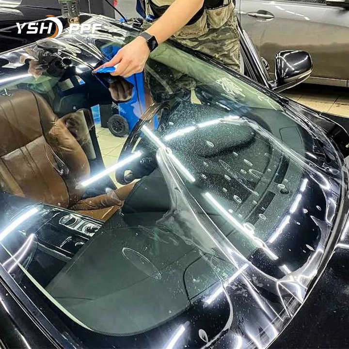 YSH TPU Windshield Film 99% UVR Anti Scratch Hydrophobic Car Window ...