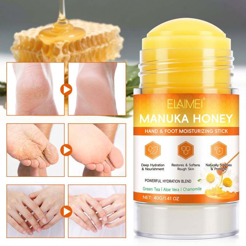 ELAIMEI Manuka Honey Elbow & Foot Moisturizing Cream Stick Deep ...