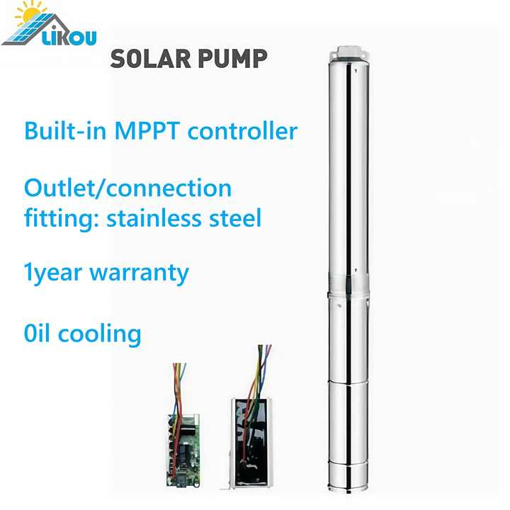 Likou 120V 1500W BP Series Plastic Impeller Submersible Solar Water ...