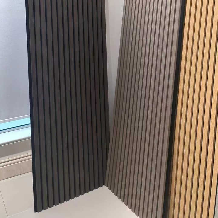 Wooden Slat Wall Slat Ceiling Wood Panels PET Acoustic Panel Indoor ...
