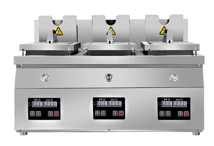 QDMECH Automatic Gyoza Grill Dumplings Fryer Chinese Canteen Kitchen ...