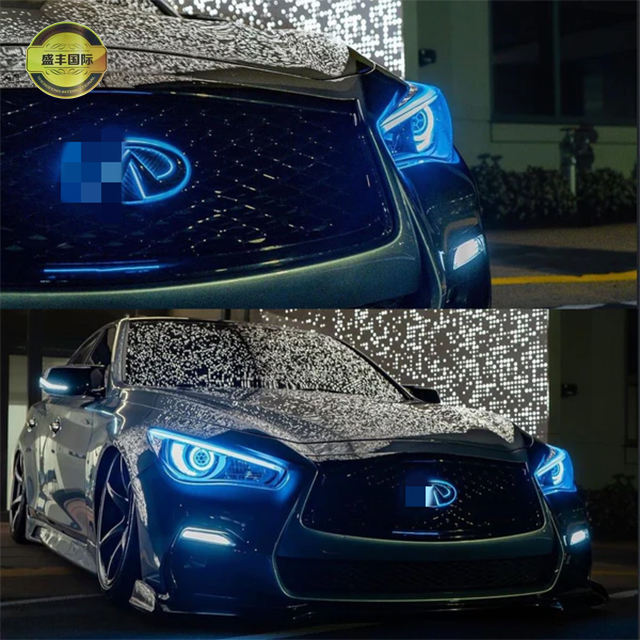 Badge/Emblem Light for Infiniti Q50 2014-2018+ Blue-tooth Controlled ...