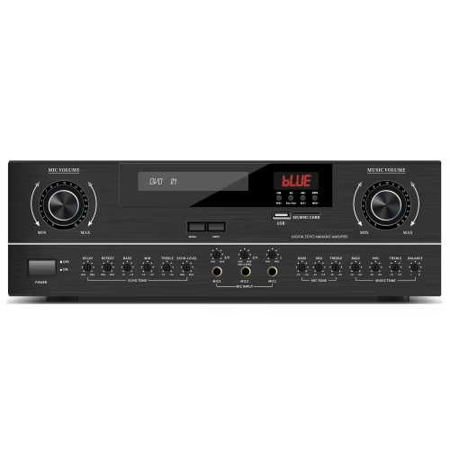 Professional Dual Reverb Hifi Audio Processor KTV KARAOKE System Dsp ...