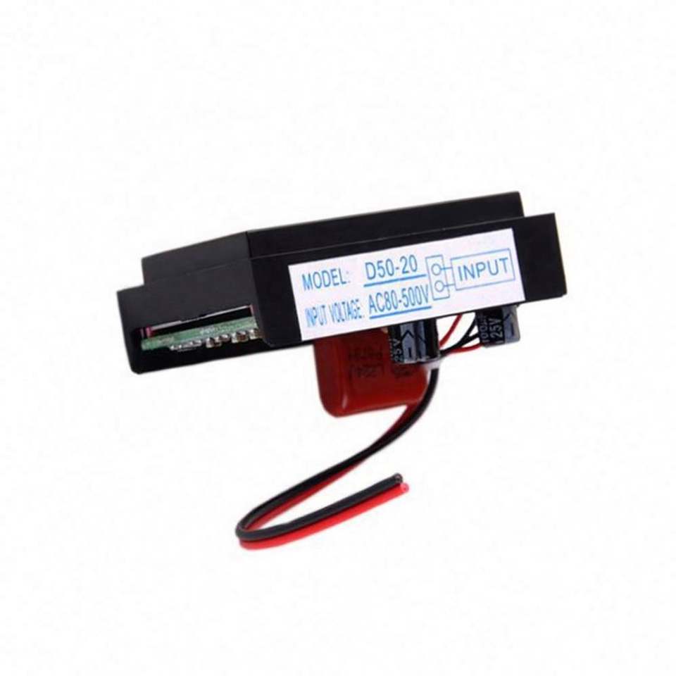 AC 80-500V High Precision LCD Digital Display AC Voltmeter Amp Volt ...