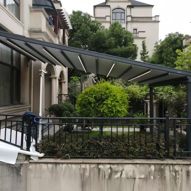 Aoqi ZDTM001 Waterproof Folding Canopy Retractable Sunshade with ...