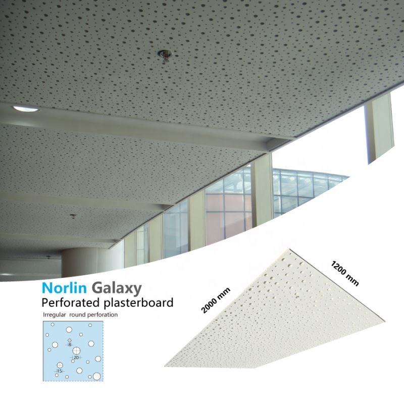 Perforated Plasterboard Suspended Ceiling Plaster Gypsum Board for Wall ...