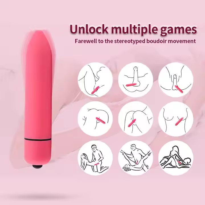 G Spot Stimulation Massage Bullets Vibrator Electric Shock Adult Sex ...
