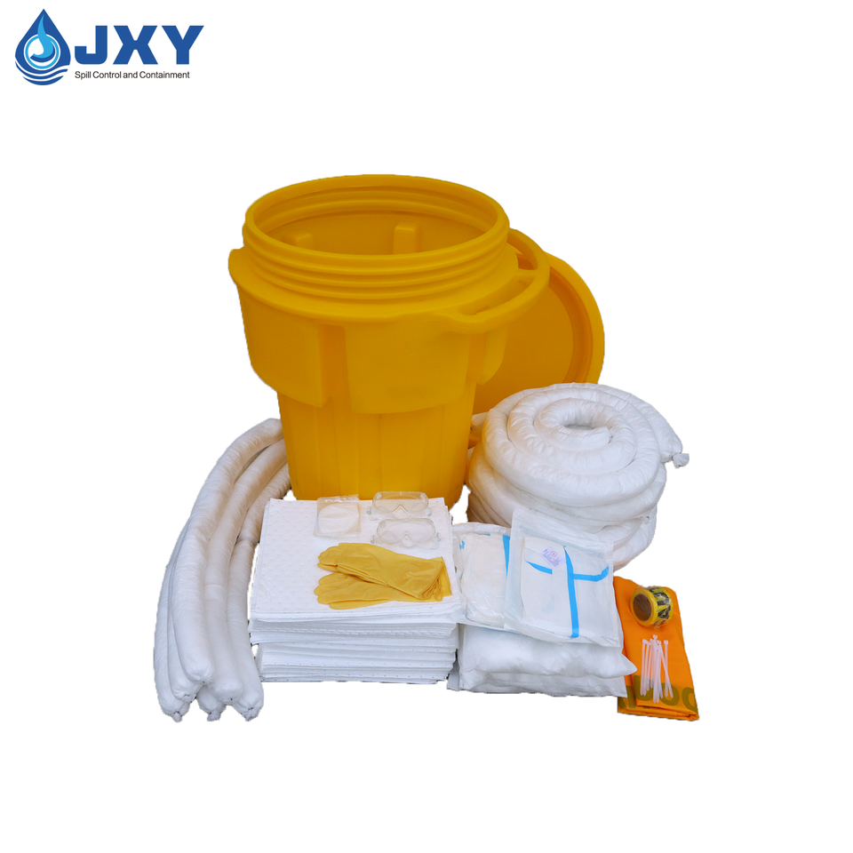65 Gallon Oil Absorbent Spill Kits for Emergency Response and Clean up ...