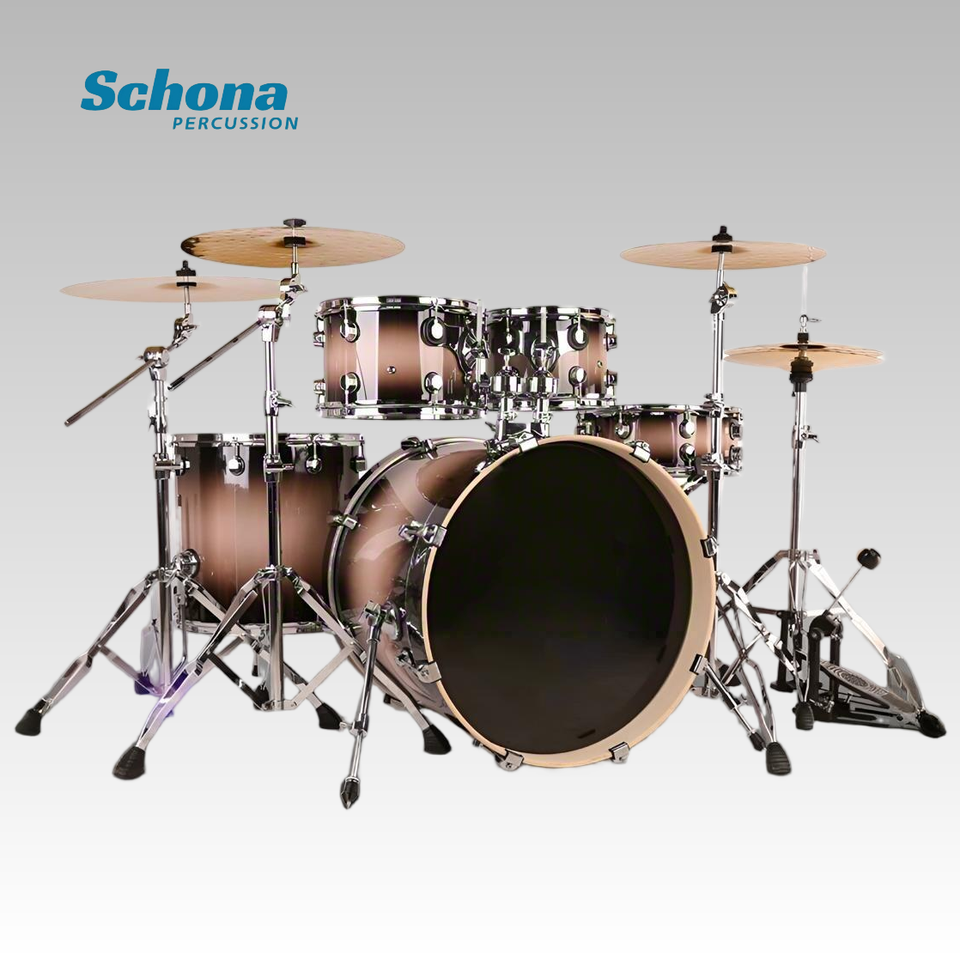 Maple PVC Laminated Color Gradient Jazz Drum Set, Professional ...