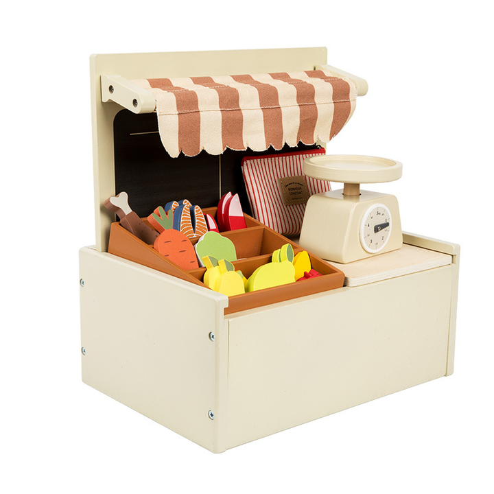 Children's Early Education Pretend Play Kitchen Toys Wood Simulated ...