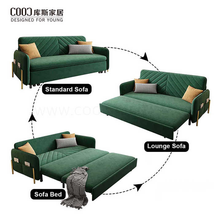 Modern Convertible Multifunction Futon Sofa - Space-Saving Furniture