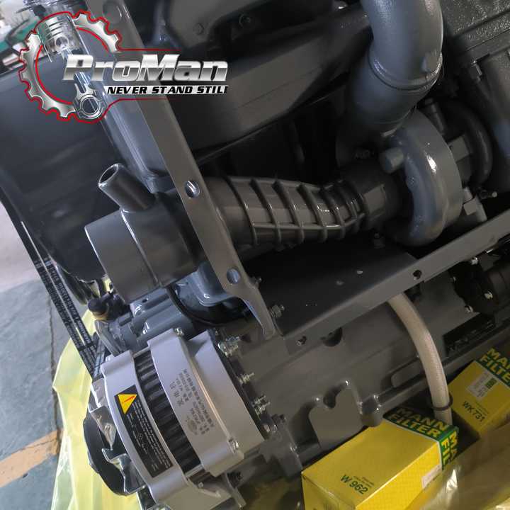 Marca Deutz BF4L914 CE72.4 Motor diésel de cuatro cilindros refrigerado ...