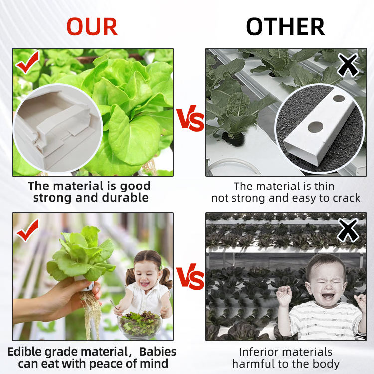 PVC NFT Hydroponic Systems for Efficient Crop Growth