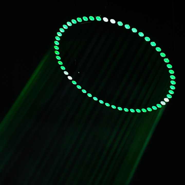 DMX Kinetic Ring Light Kinetic Lighting System Round Circle Light With ...