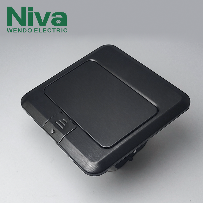 Floor Socket Custom Function Part Flat Push Type Slide Slip Outlets ...