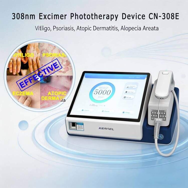 High Effective 308nm Excimer Laser Vitiligo Phototherapy Device 8 ...