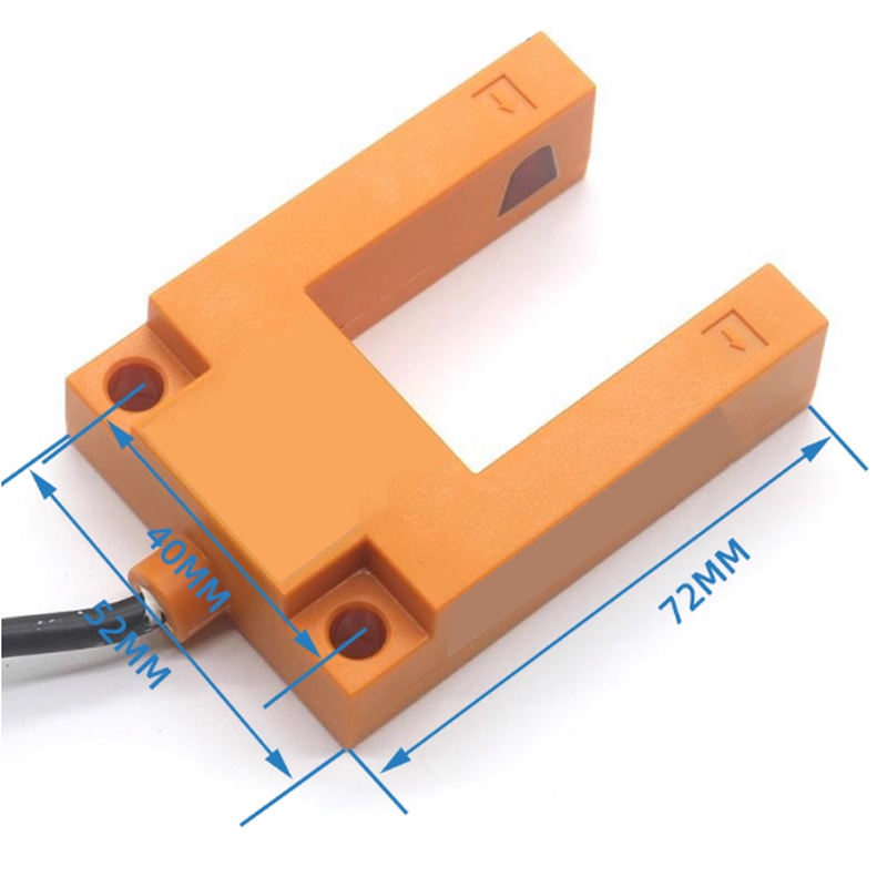 Infrared U-Slot Photoelectric Induction Switch E3S-GS30E4 Three-Wire NPN Normally Open Optical ...