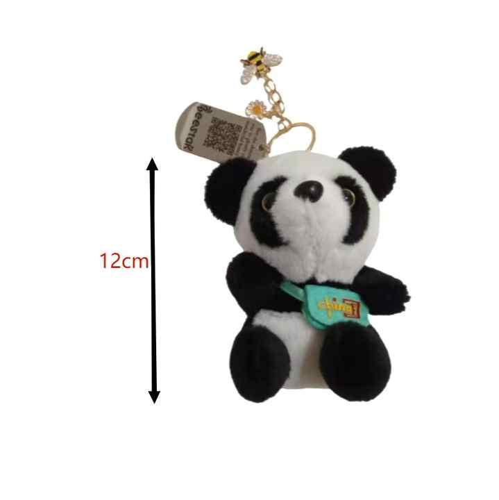 Customization Logo Rings Keychain Toys with Bee and Panda Keychain ...