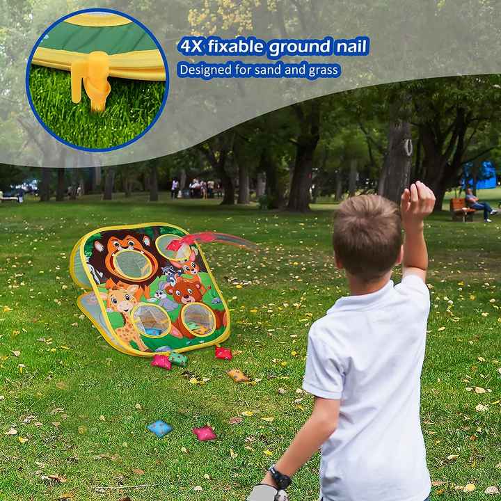 Animal Bean Bag Toss Game Toy Outdoor Toss Game, Family Party Party ...