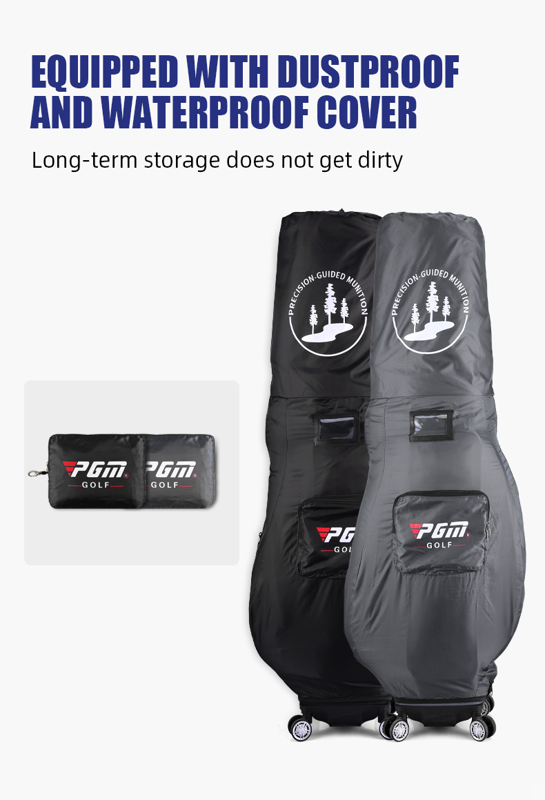 PGM QB122 funny golf bags tpu waterproof golf travel bag with wheels-企业官网